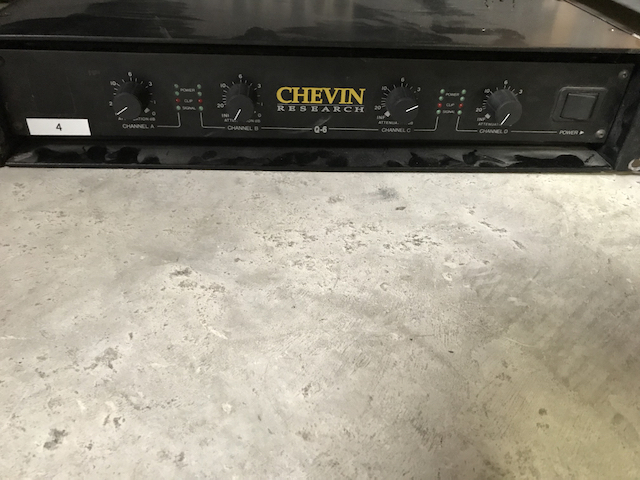 Amplificateur CHEVIN Q6 - RT Events - Montélimar - Valence - Avignon