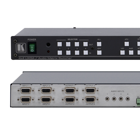 Matrice vidéo KRAMER 4x4 - RT Events - Montélimar - Valence - Avignon